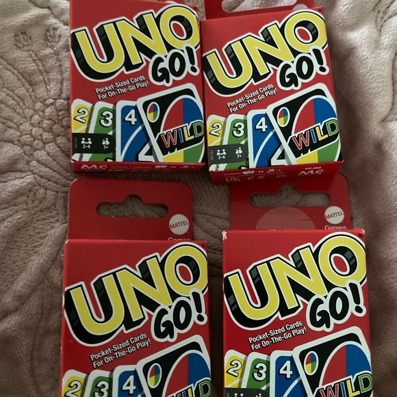 Mattel | Toys | Mattel Uno Go Pocket Sized Mini Travel Card Game Pack ...
